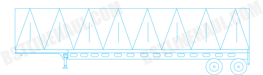 Conestoga Flatbed Trailer | BST Linehaul Equipment