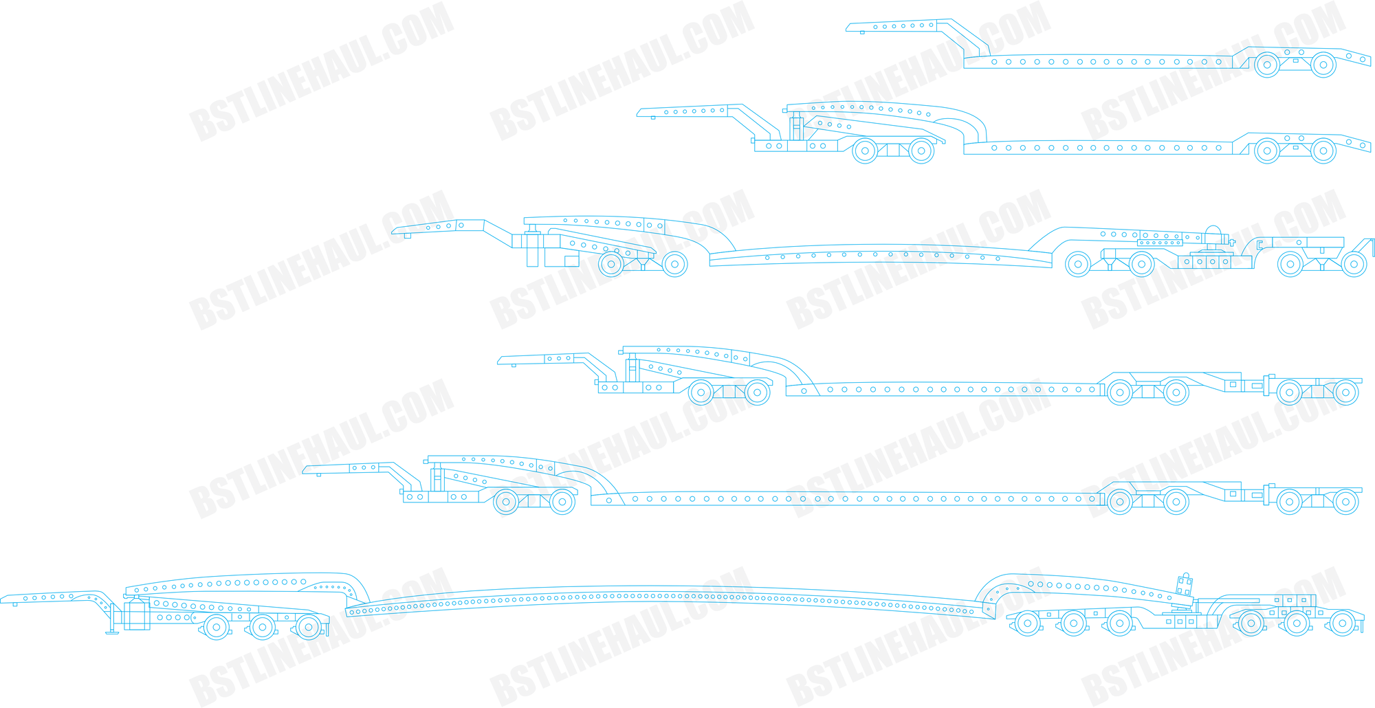 RGN Multi-Axle | BST Linehaul Equipment