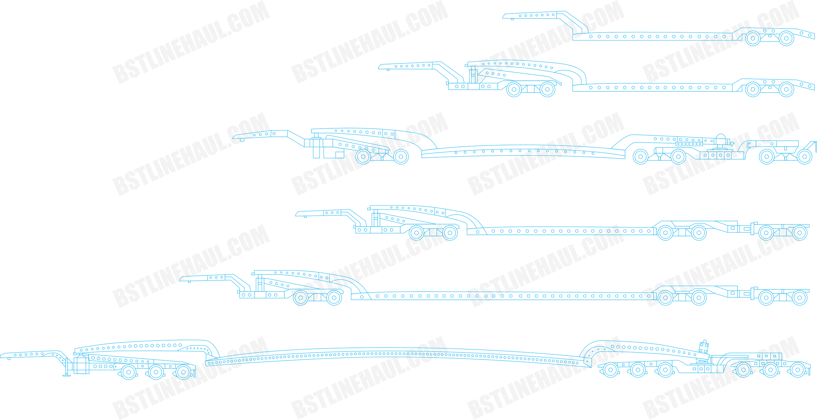 RGN Multi-Axle | BST Linehaul Equipment