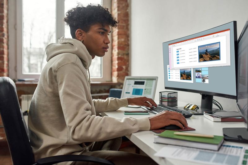 Access our 35k+ pre-designed slides library