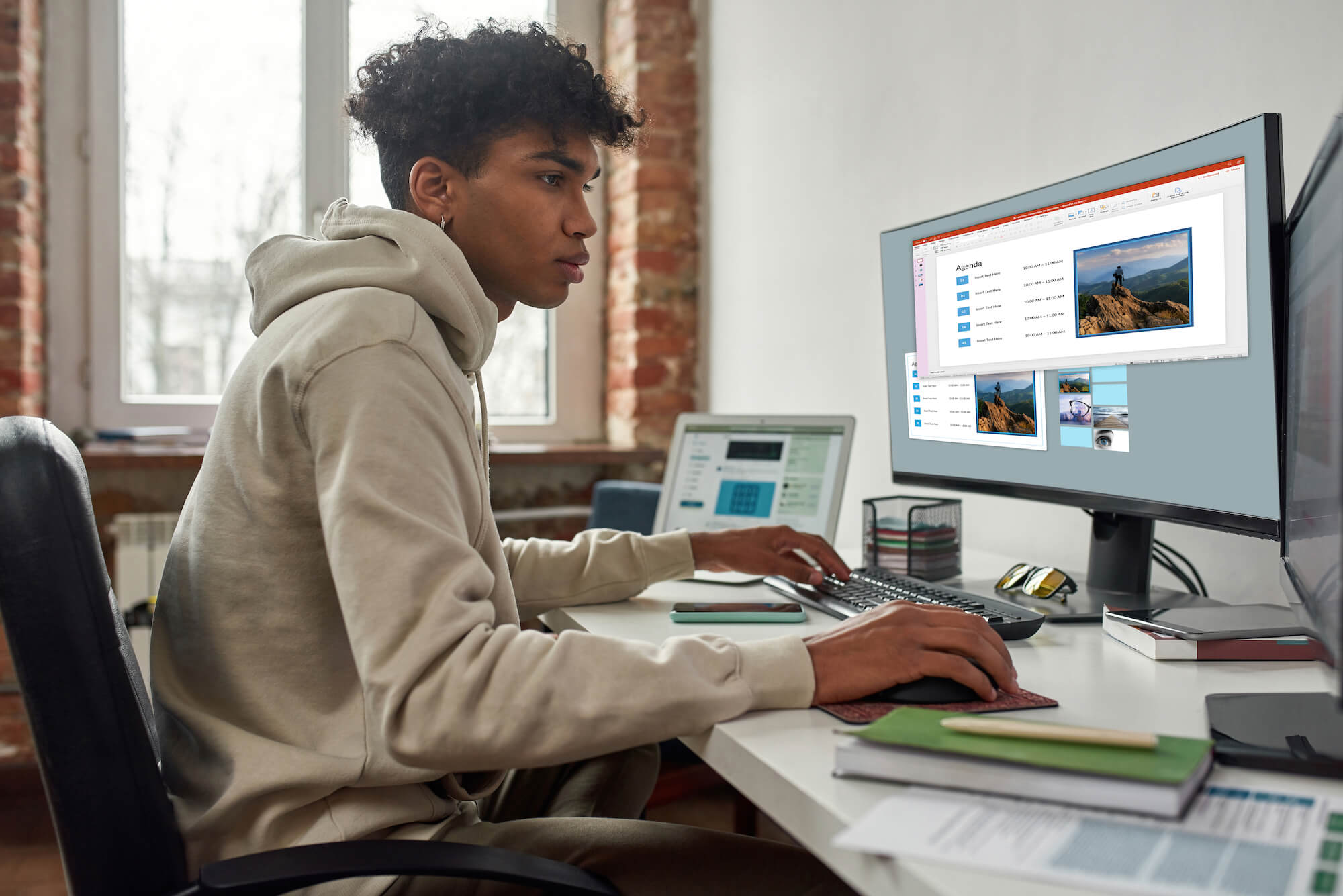 Access our 35k+ pre-designed slides library