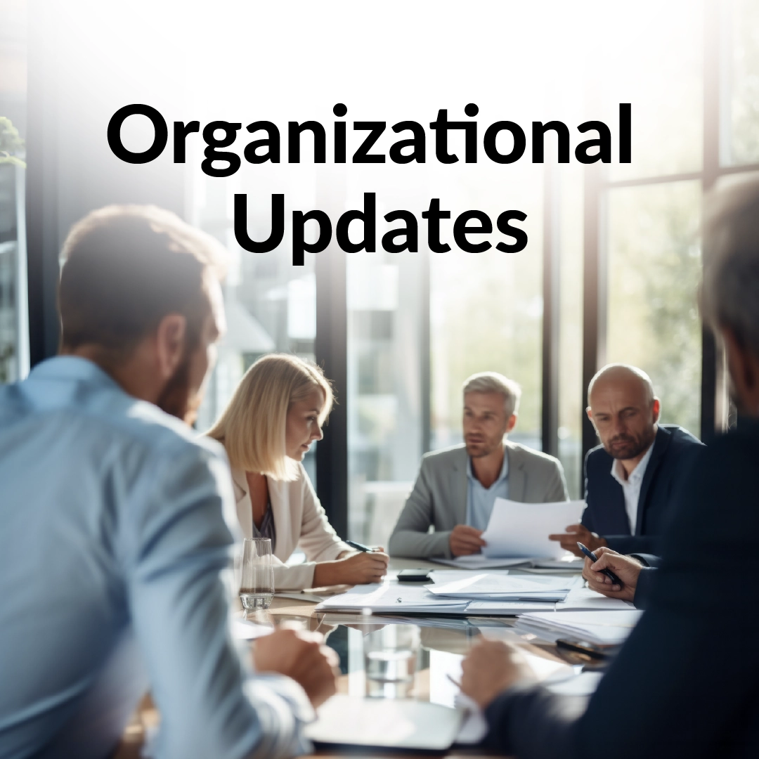 Organizational Updates Presentation Template