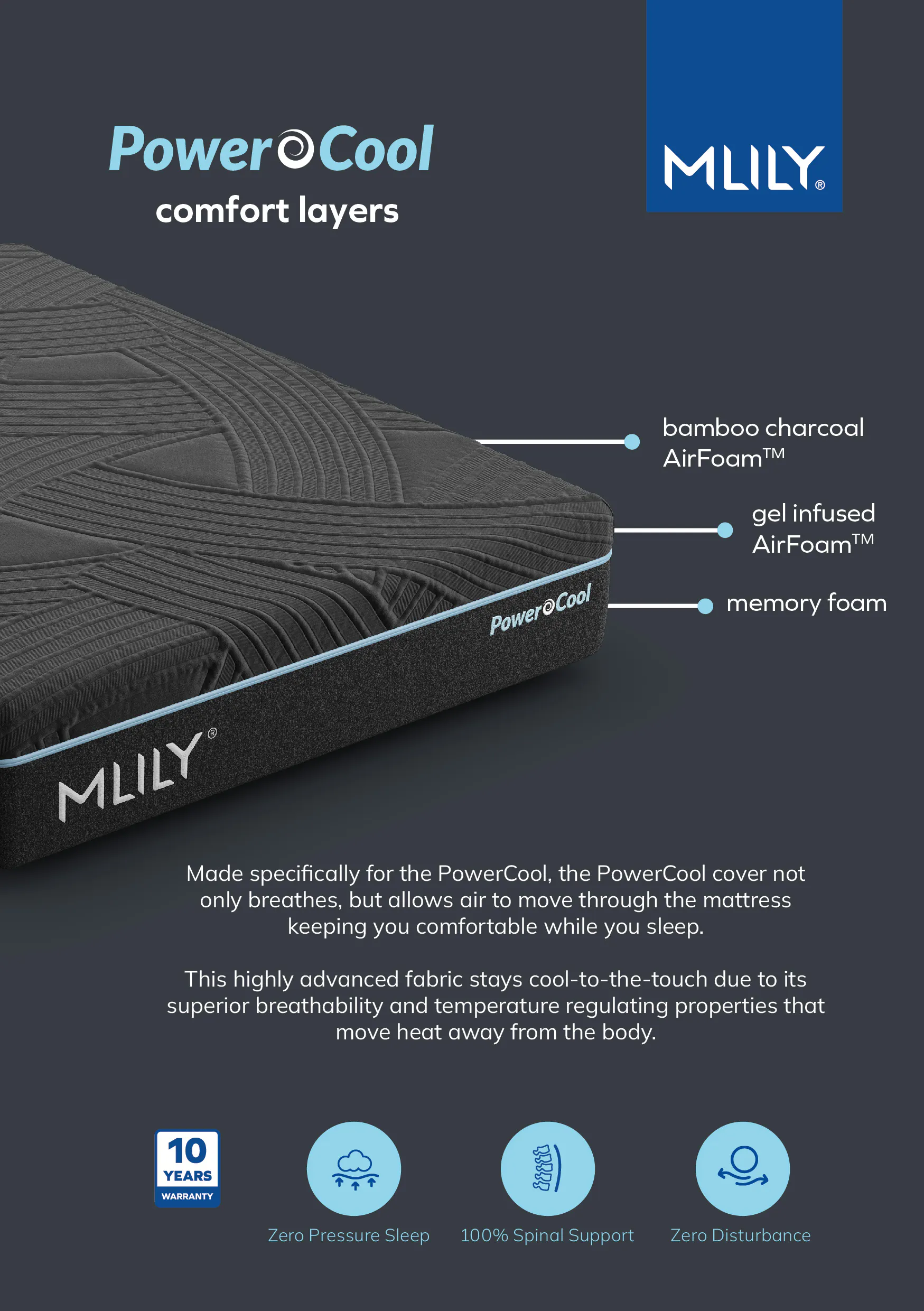 PowerCool Mattress - Mlily Australia
