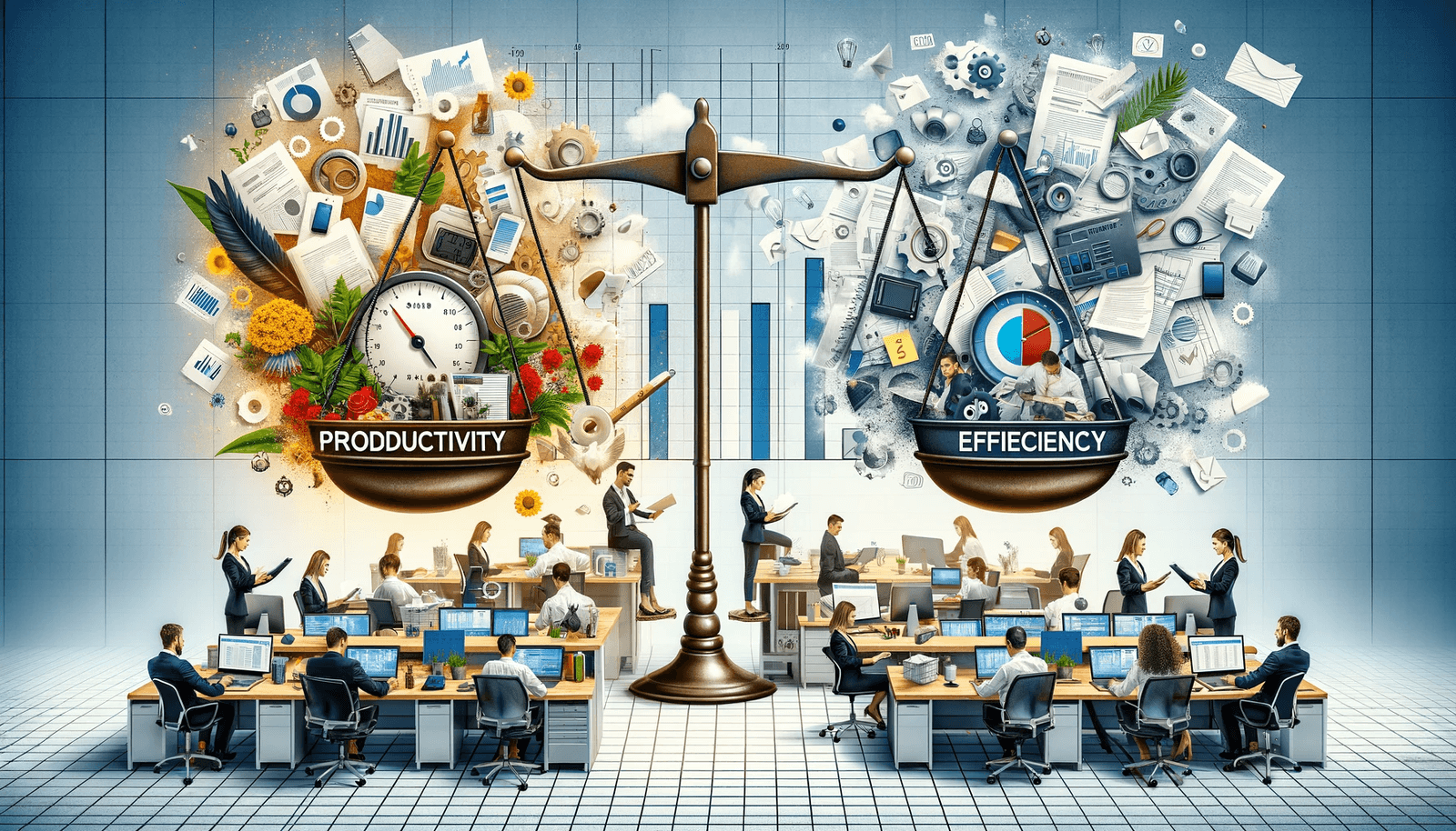 Productivity vs Efficiency: All You Need to Know