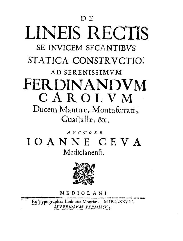 Giovanni Ceva, The Mathematician With Many Hats | Elephant Learning
