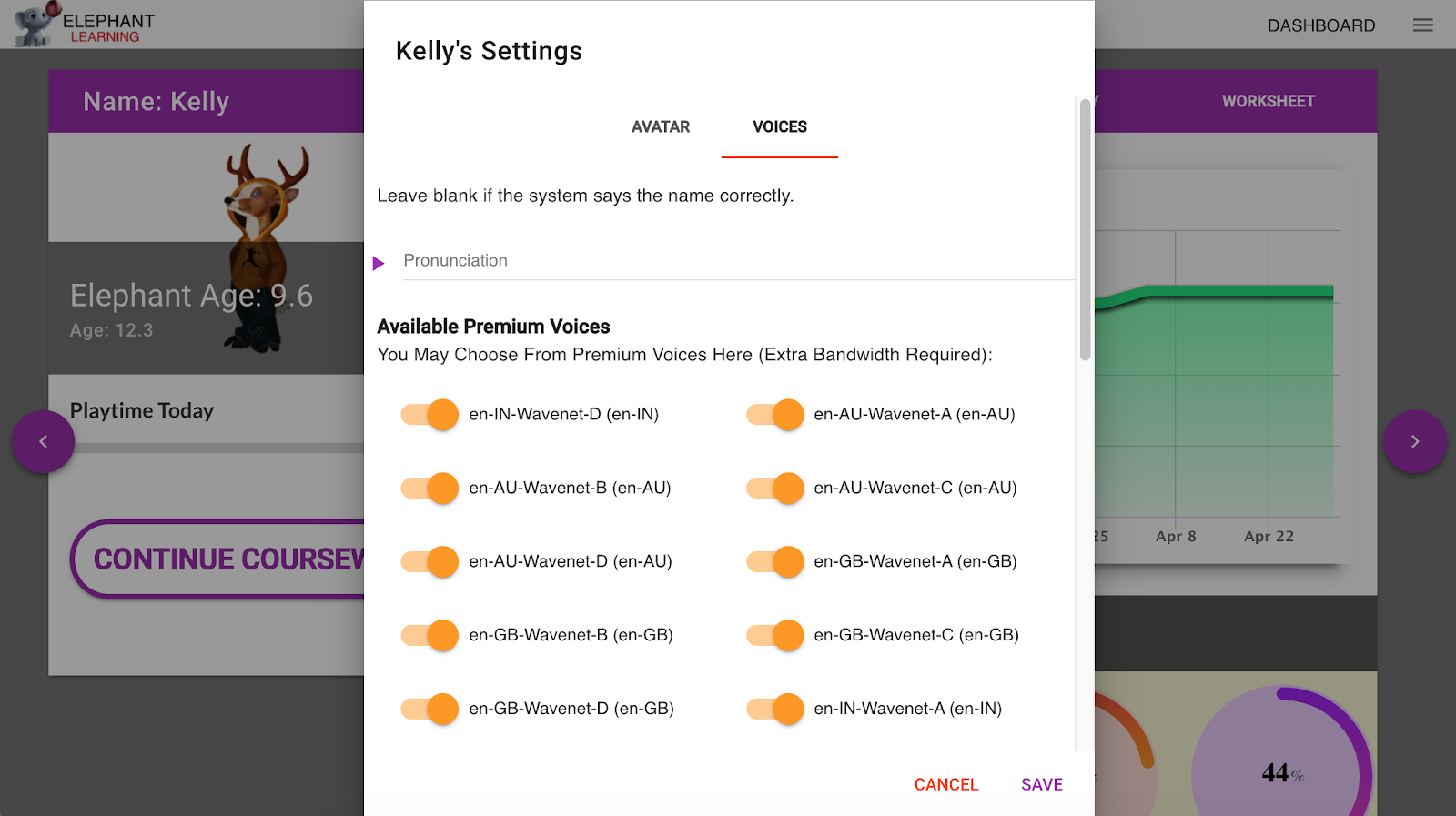 The Elephant Learning Teacher Dashboard | Elephant Learning