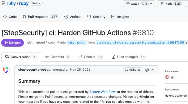 GitHub Actions Security: StepSecurity Platform