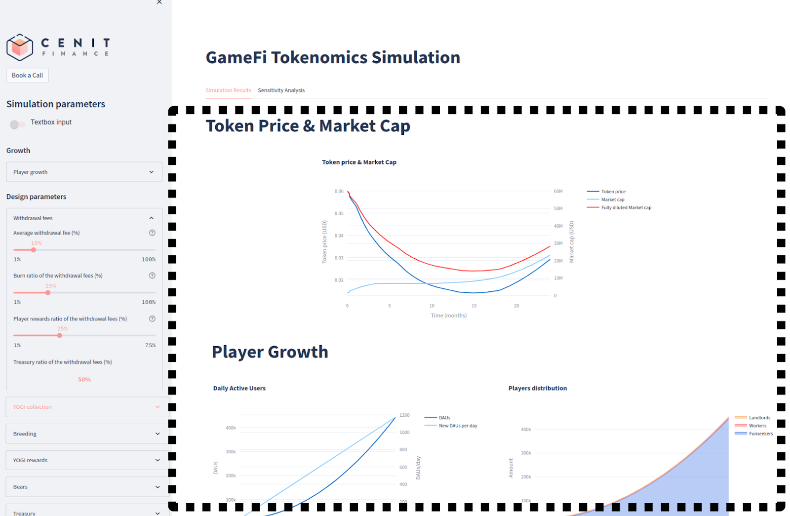 Basic Staking: Tokenomics design template
