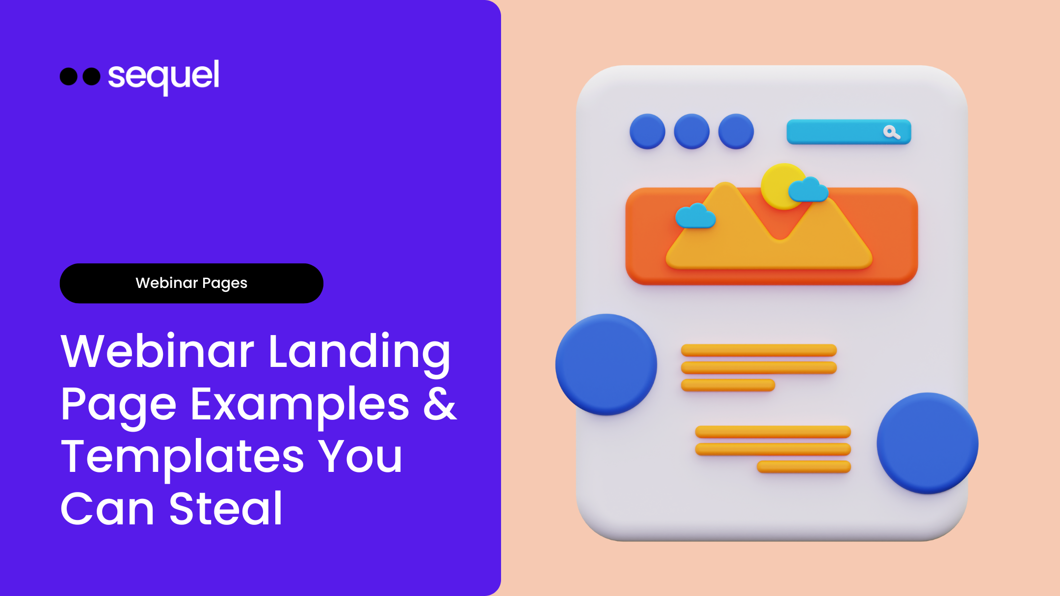 7 Webinar Landing Page Examples & Templates You Can Steal | Sequel.io