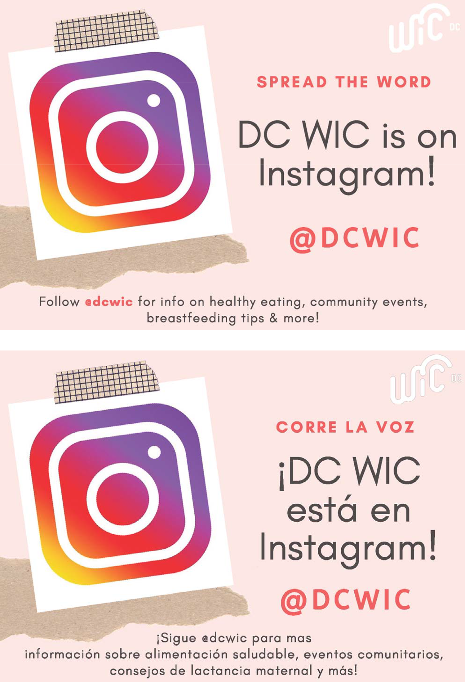 DC WIC | Marketing & Outreach
