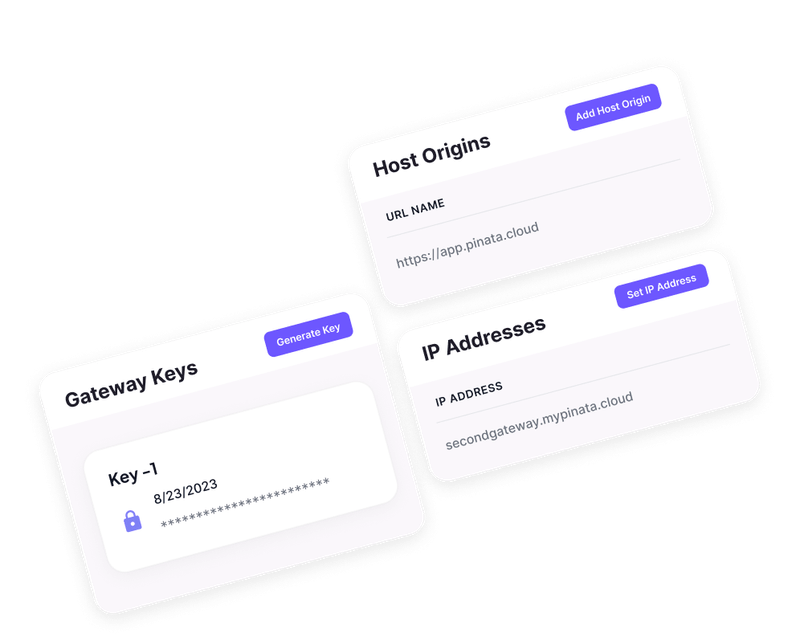 Pinata | IPFS API & IPFS Dedicated Gateway
