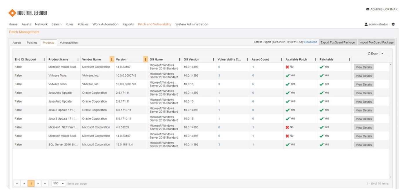 OT Vulnerability Management