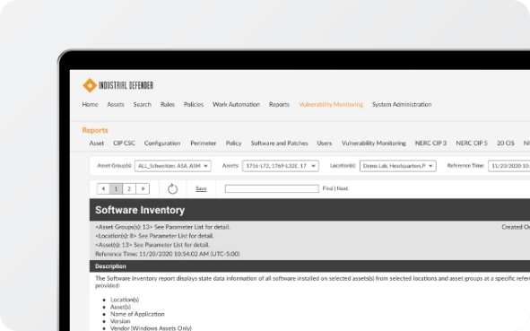 Industrial Defender® | OT Cyber Risk Management Platform