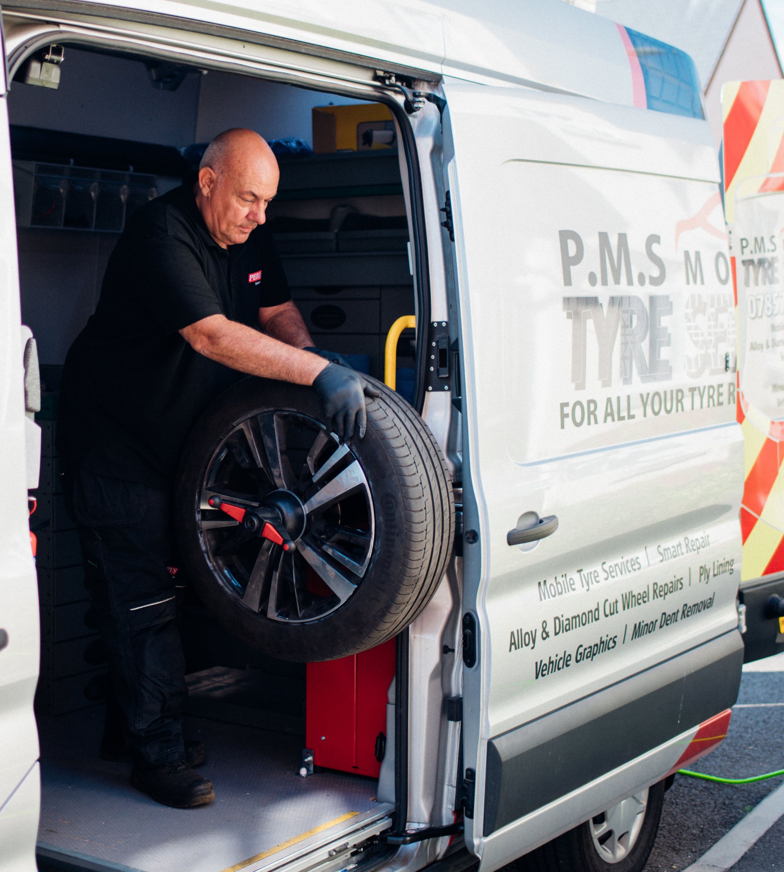 Perrys Mobile Tyre Service Van
