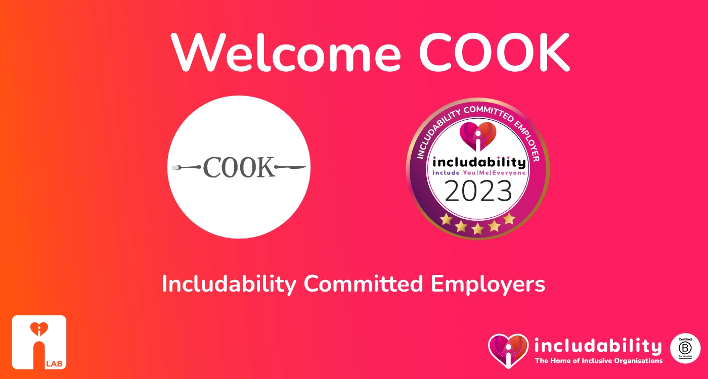 COOK is an Includability Committed Employer | Includability