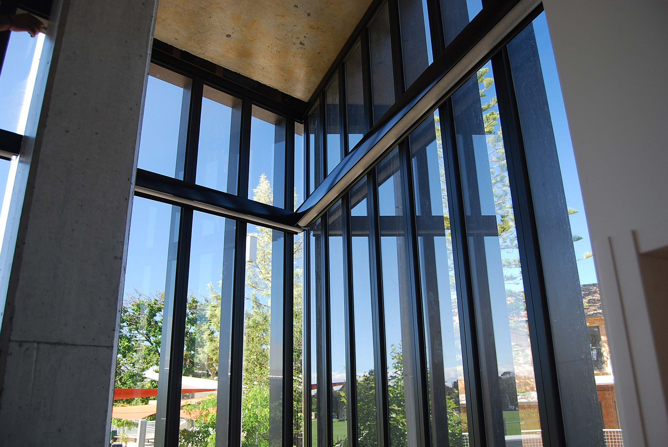 Image: Transparent Roller Blinds and Pelmets in an Education Setting ...