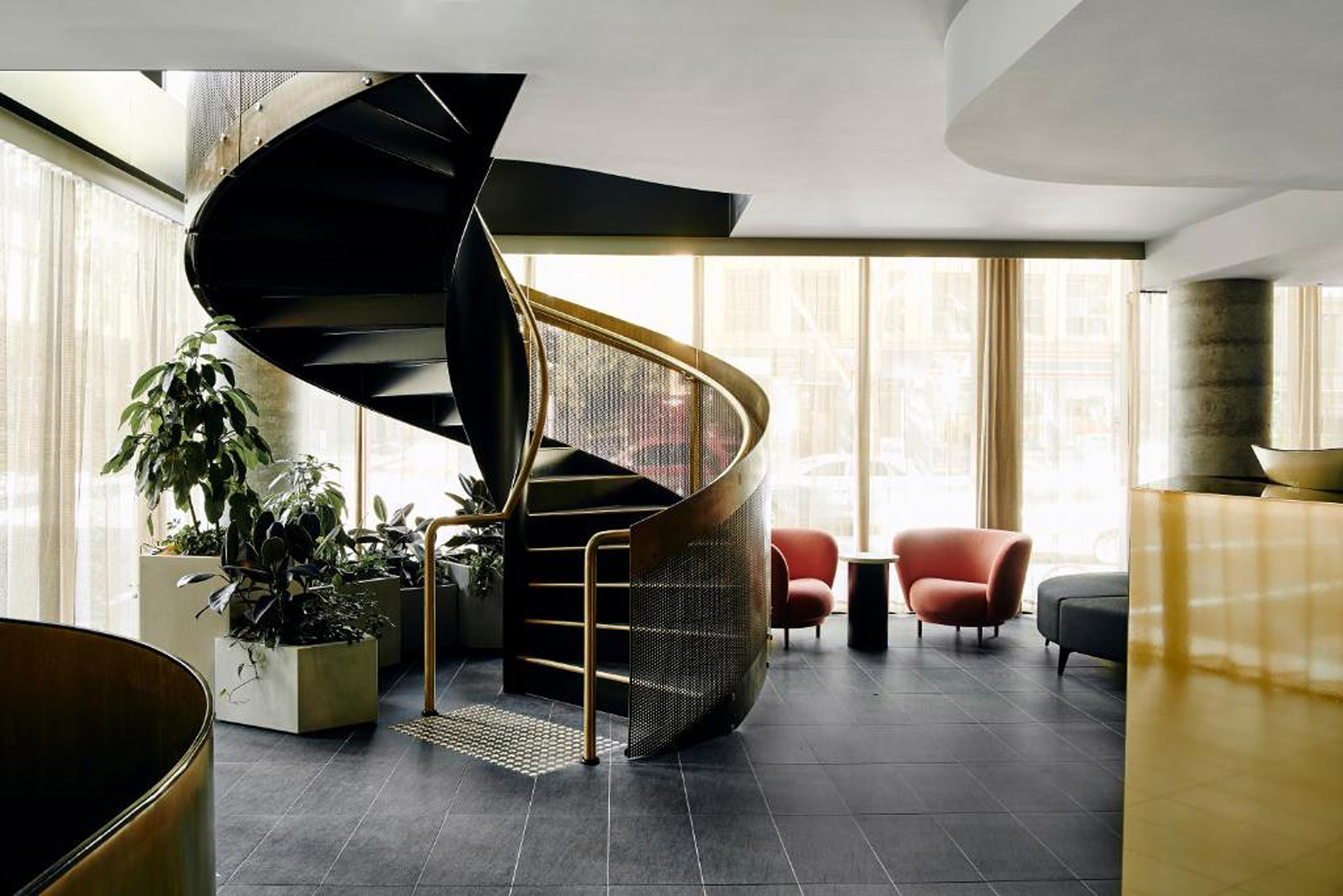 Image: Sheer Curtains at a Boutique Melbourne Hotel | Countrywide Concepts