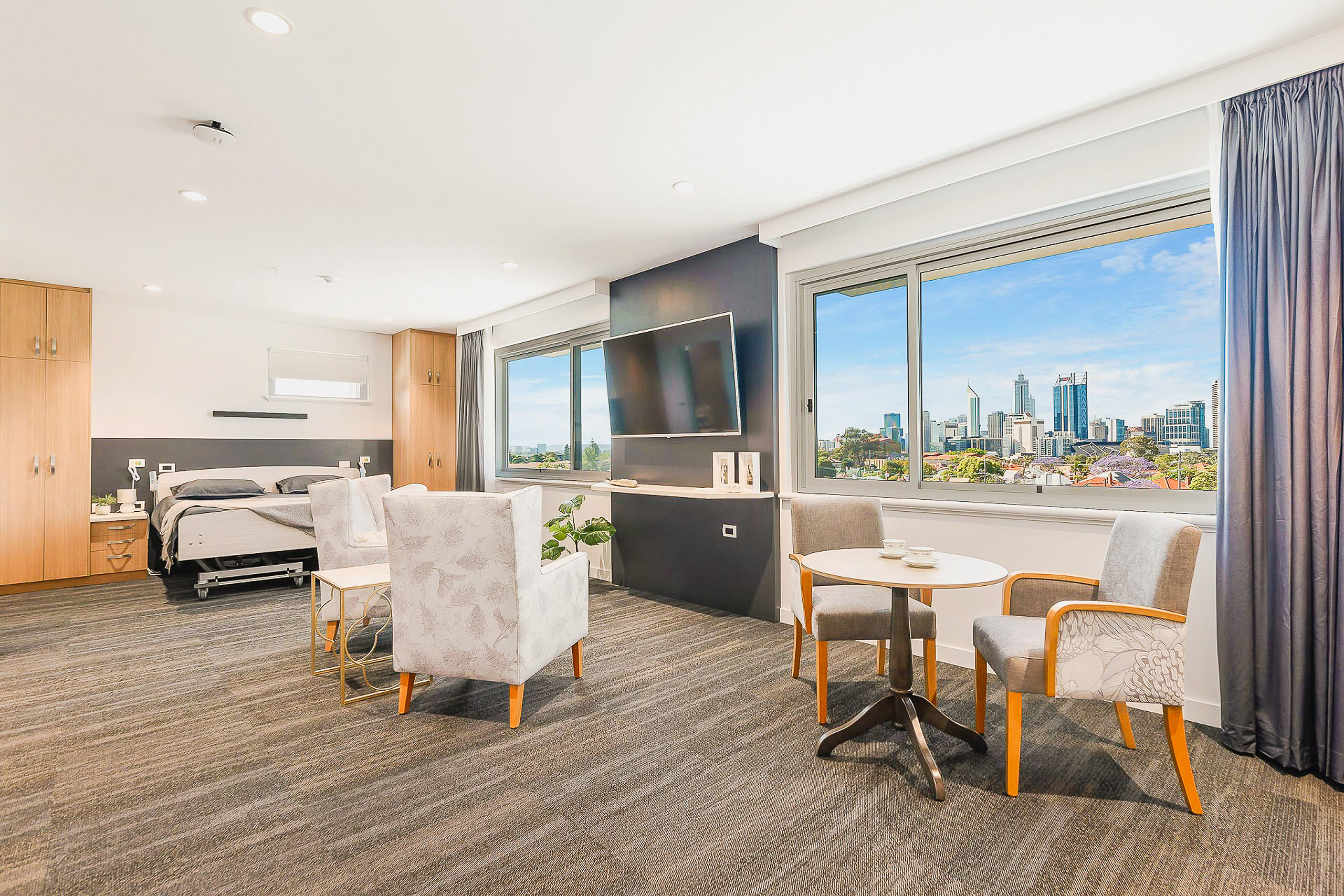 Rosewood West Perth Aged Care: Curtains & Blinds by Countrywide Concepts