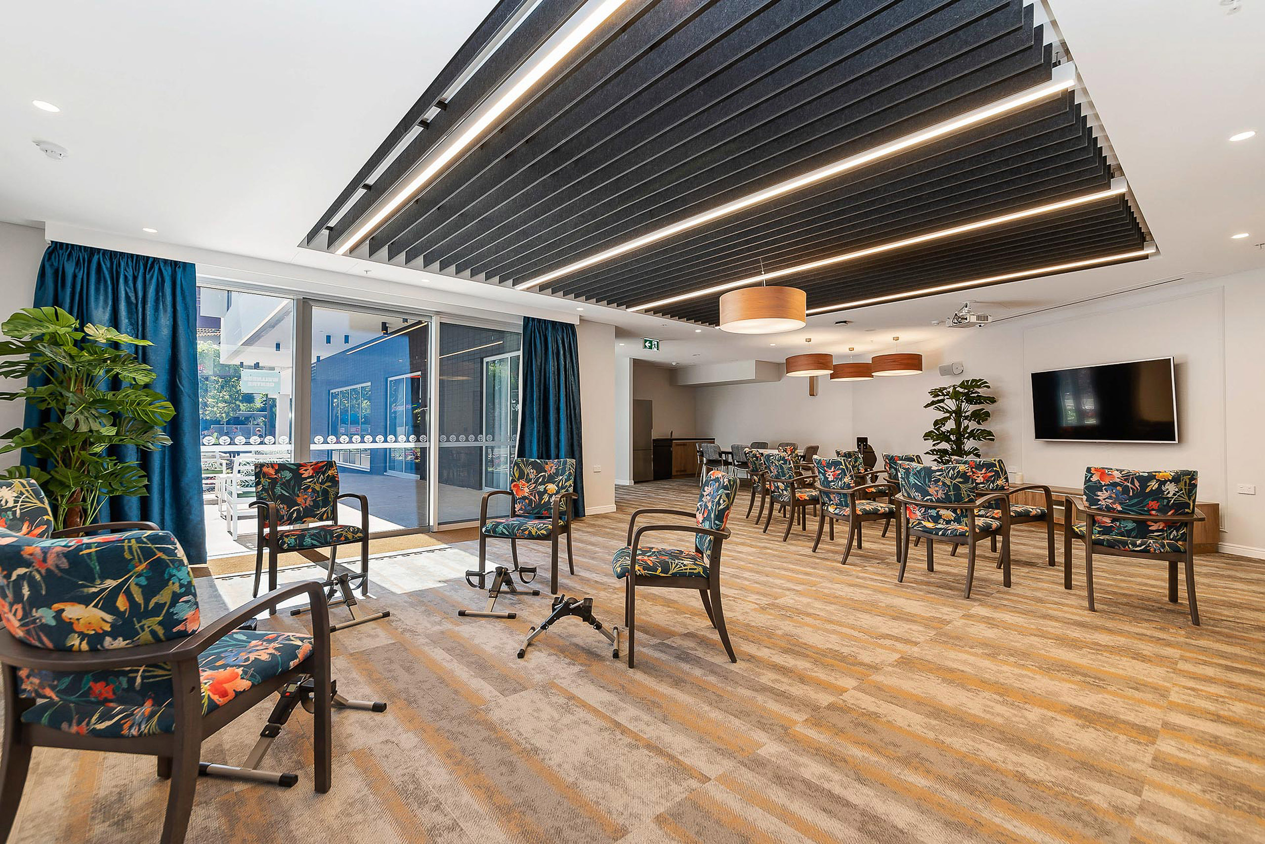 Rosewood West Perth Aged Care: Curtains & Blinds by Countrywide Concepts