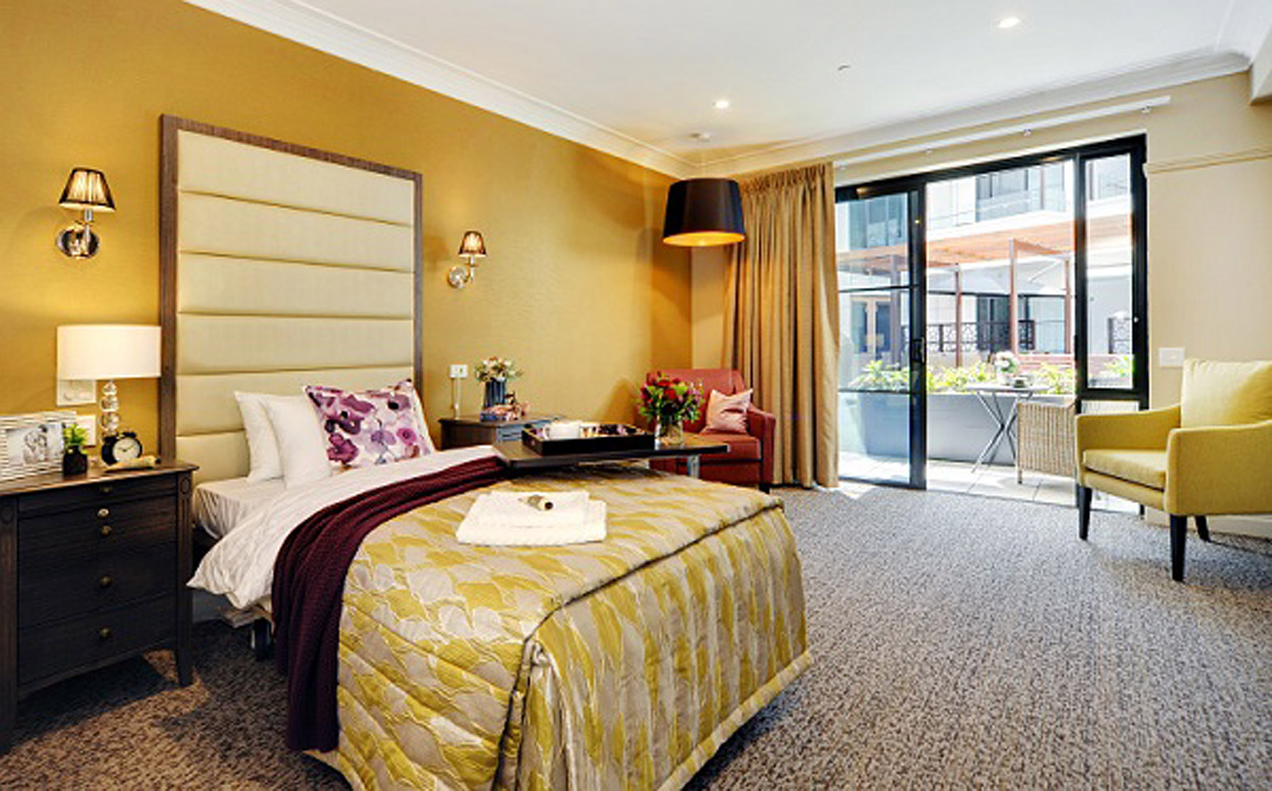 Somerton Park Aged Care Facility: Curtains & Blinds by Countrywide Concepts