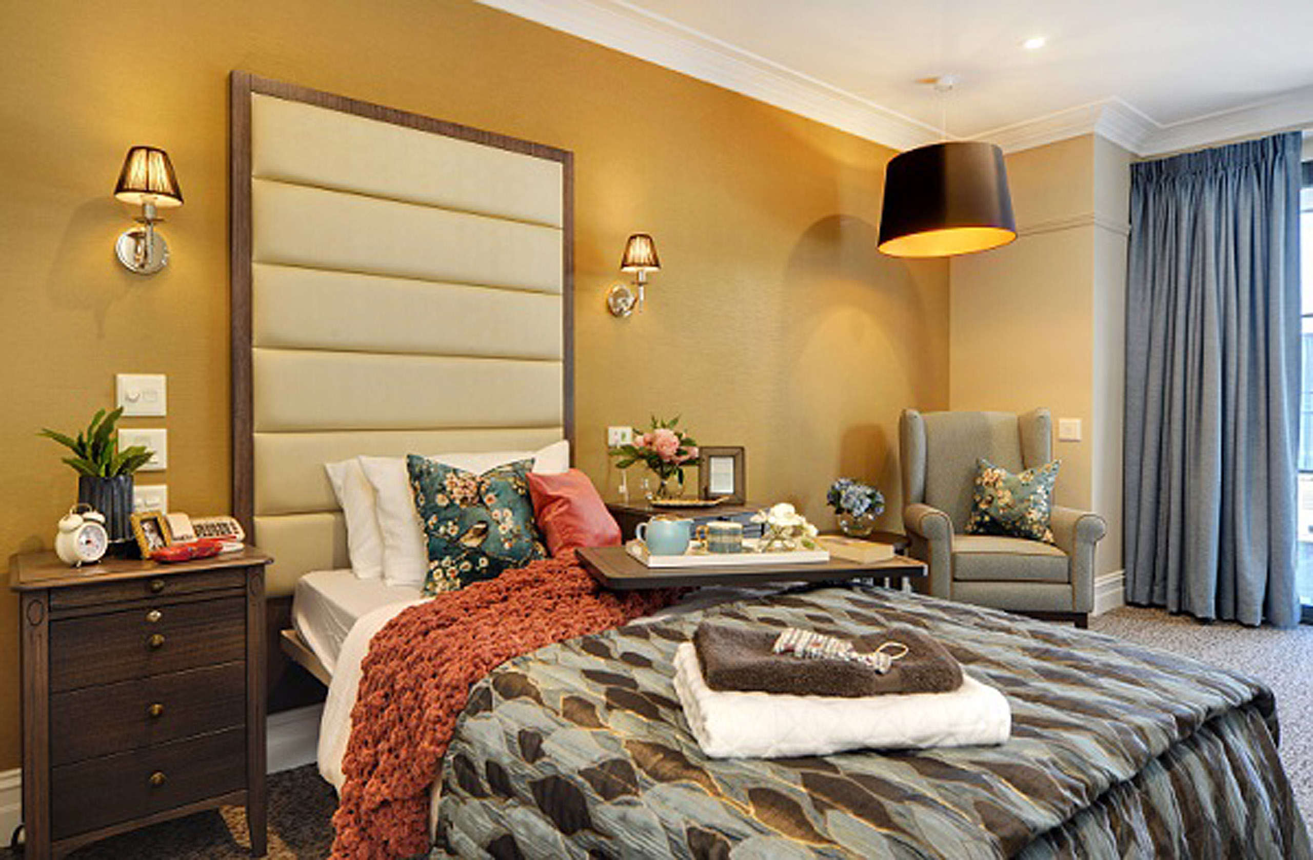 Somerton Park Aged Care Facility: Curtains & Blinds by Countrywide Concepts