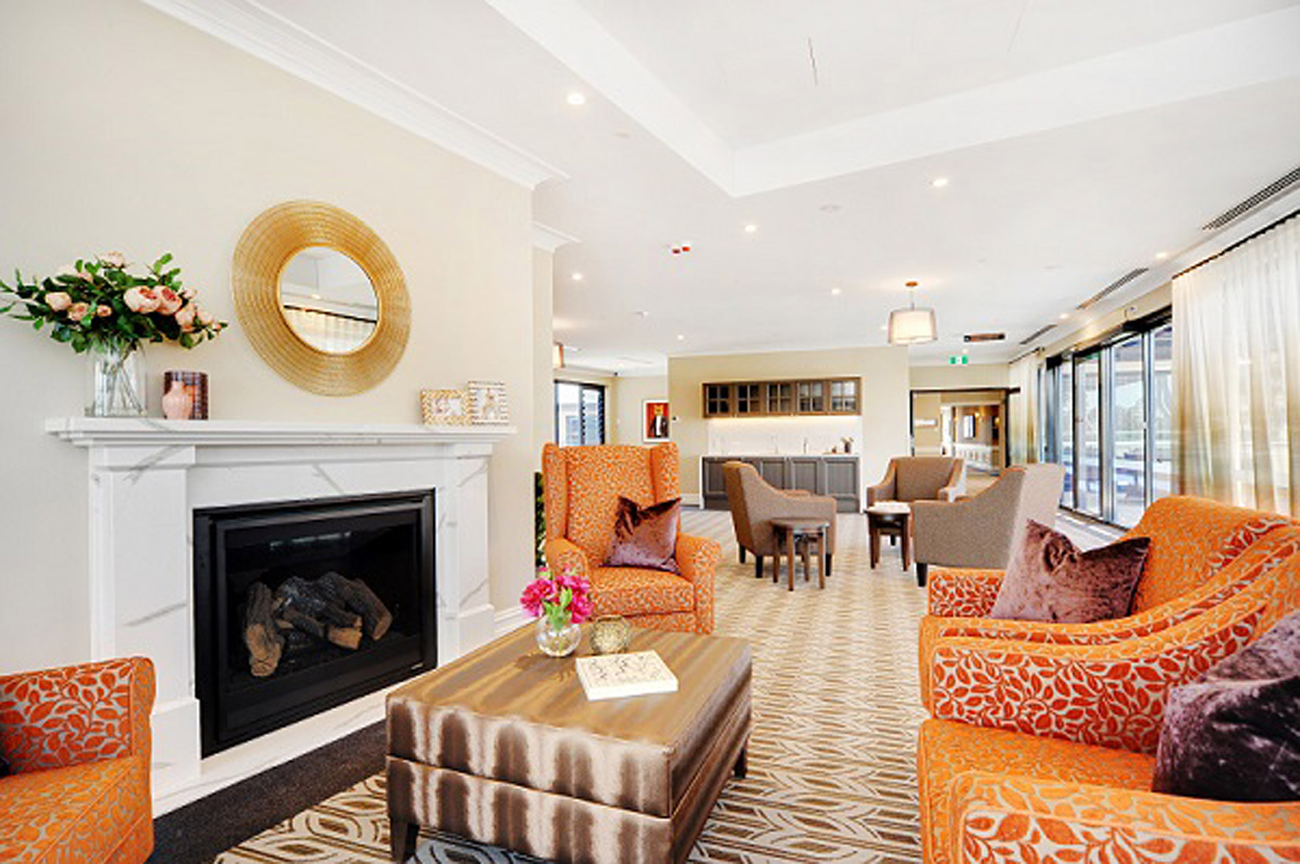 Somerton Park Aged Care Facility: Curtains & Blinds by Countrywide Concepts