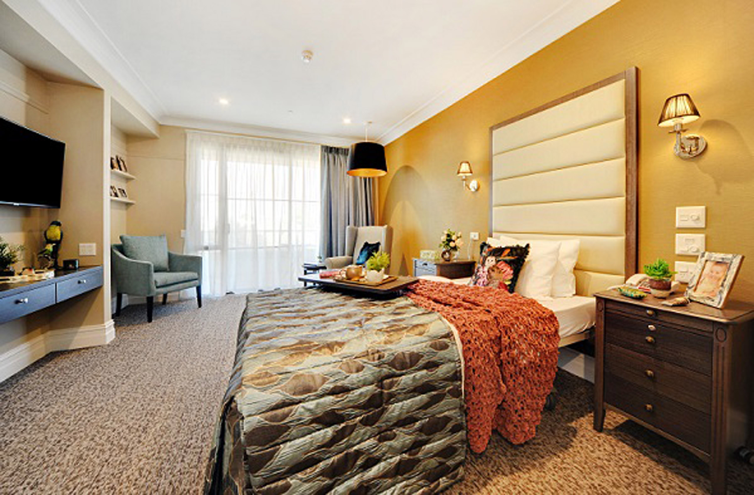 Somerton Park Aged Care Facility: Curtains & Blinds by Countrywide Concepts