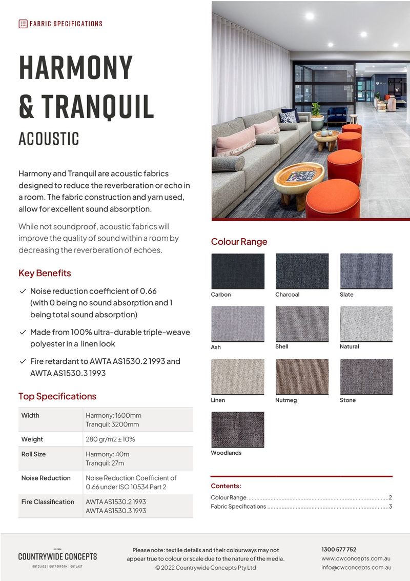 Specs & Resources for Commercial Curtains and Blinds | Countrywide Concepts