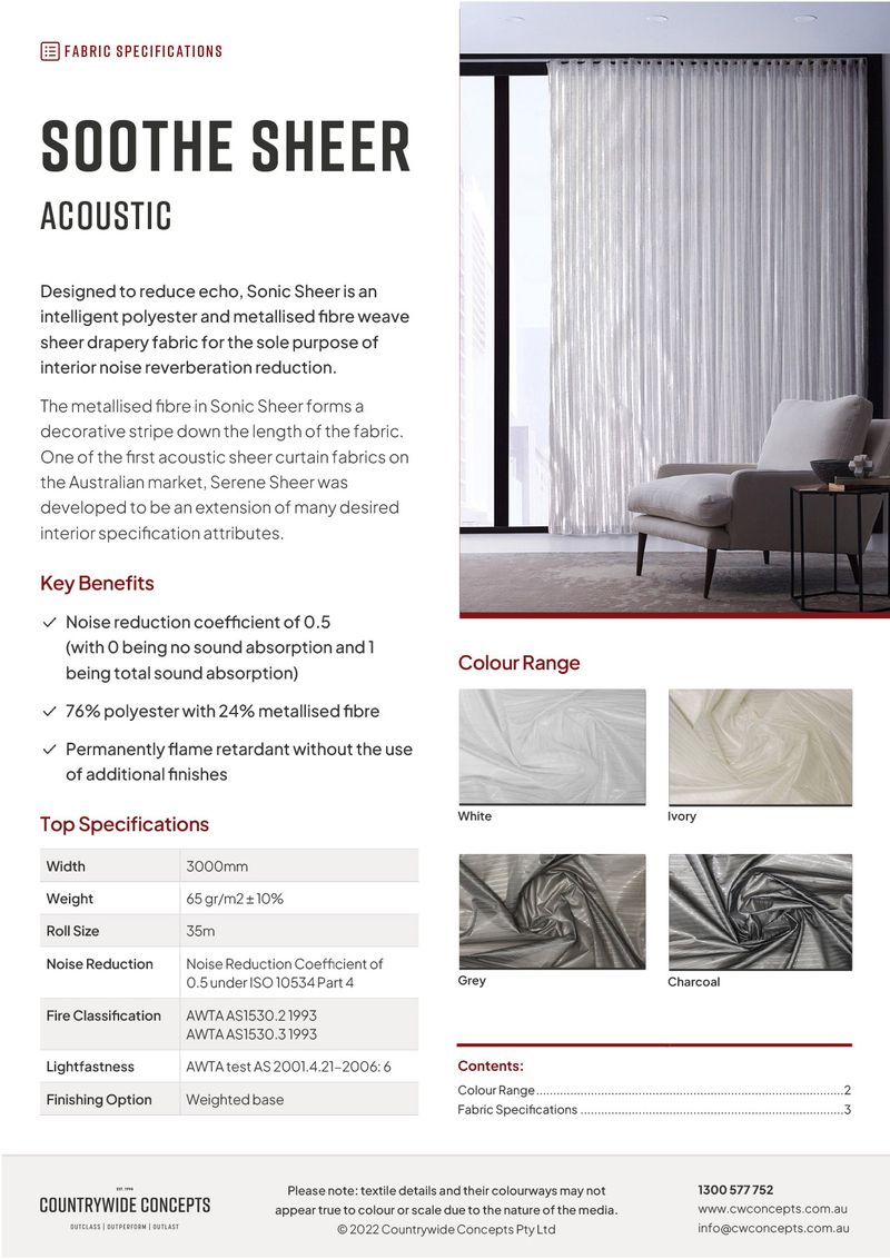 Specs & Resources for Commercial Curtains and Blinds | Countrywide Concepts