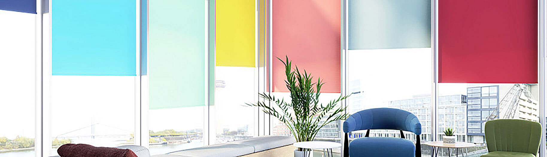 Custom Colour and Printed Roller Blinds | Countrywide Concepts