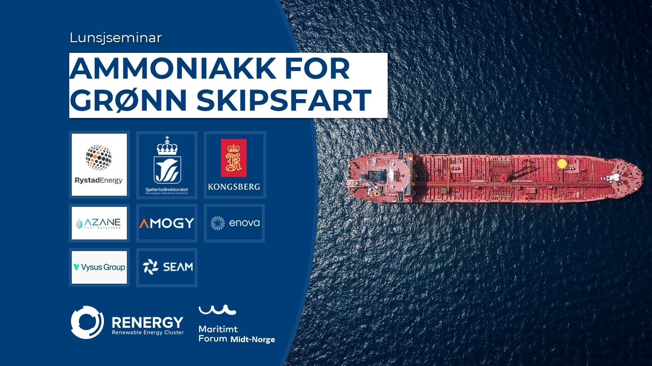 Ammoniakk for grønn skipsfart — Trondheim Tech Port