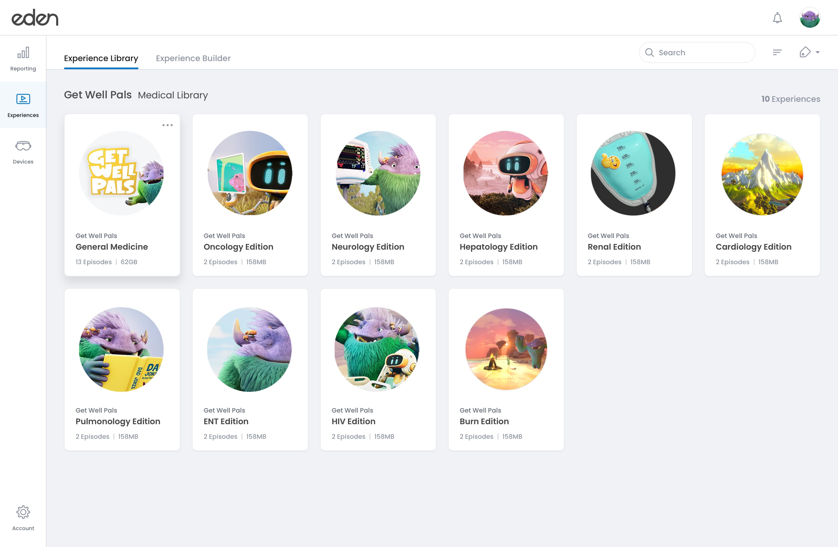 Eden Cloud - Manage VR Content and Devices | EDEN