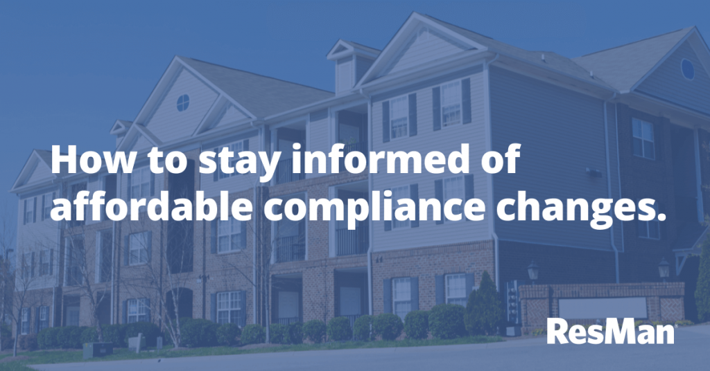 How to Stay on Top of Evolving Affordable Housing Regulations and ...