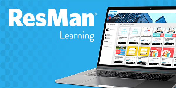 ResMan Learning Online Training for Multifamily | ResMan