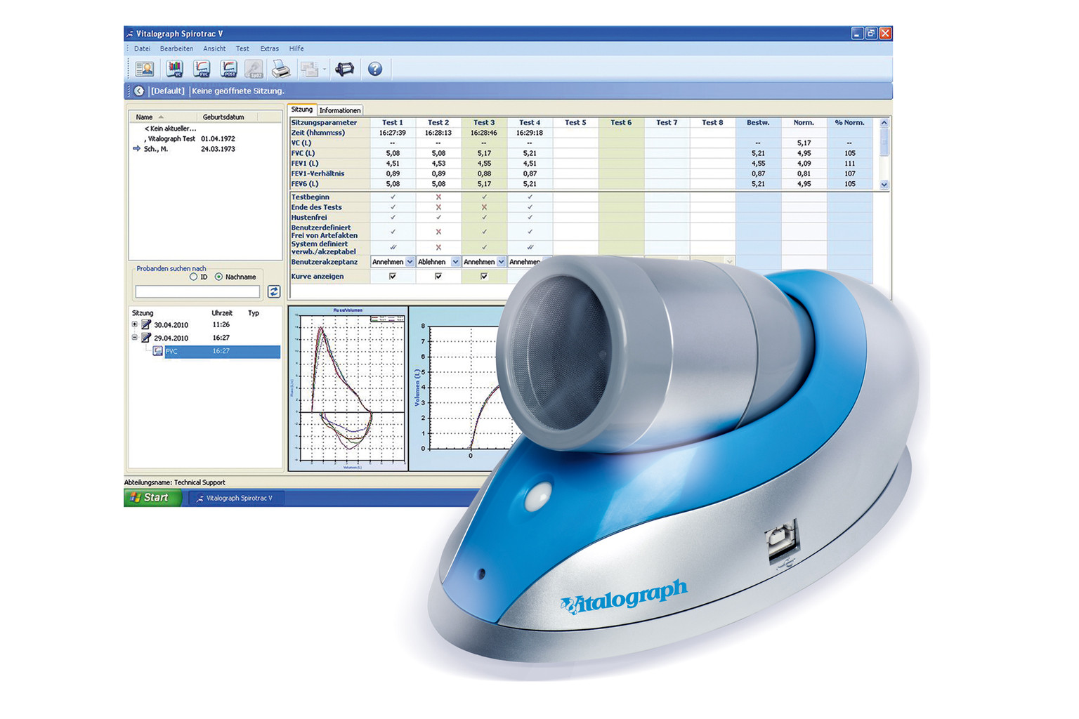 Spirometr Vitalograph Pneumotrac