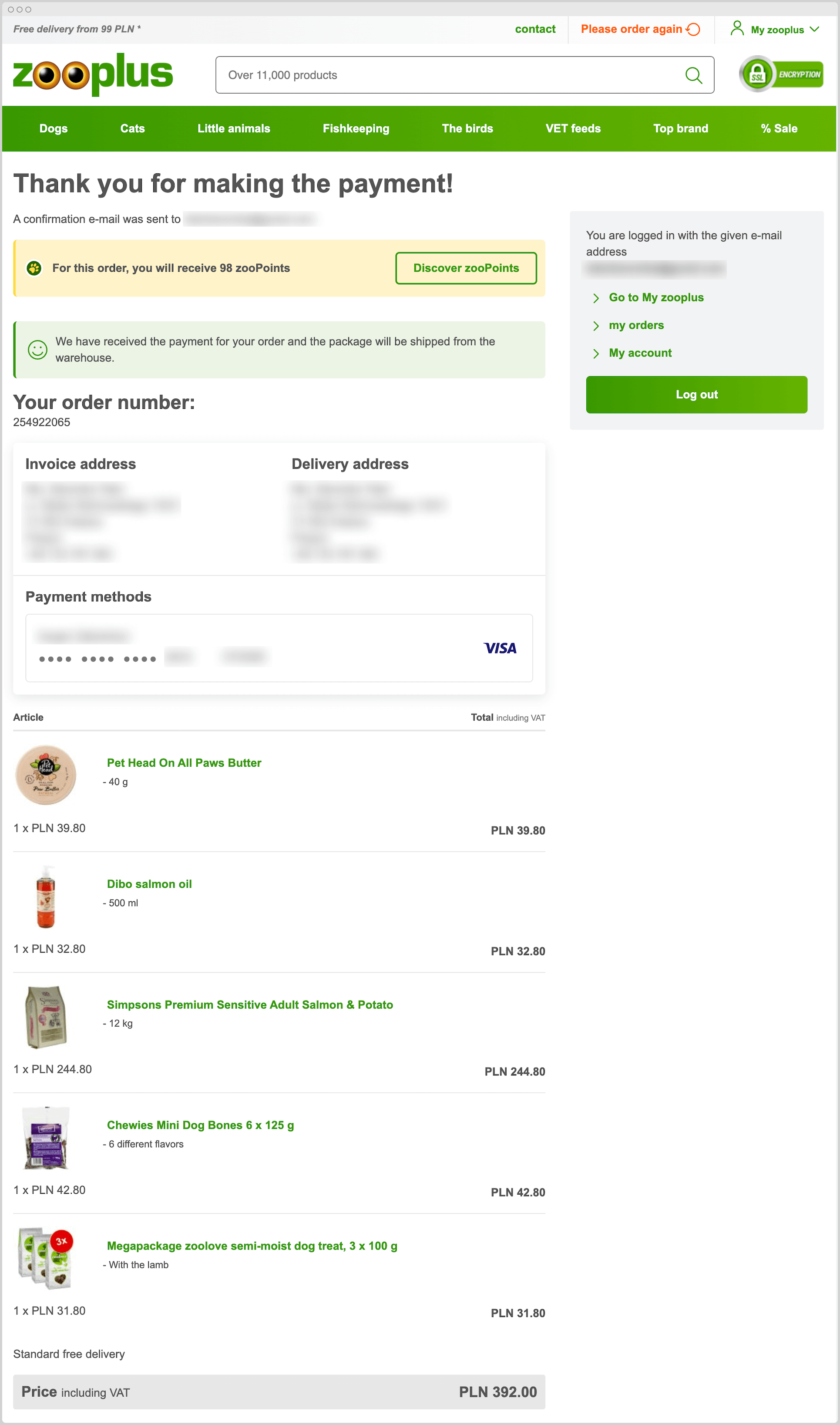 E-commerce Order Confirmation Page: Do You Need a Receipt?