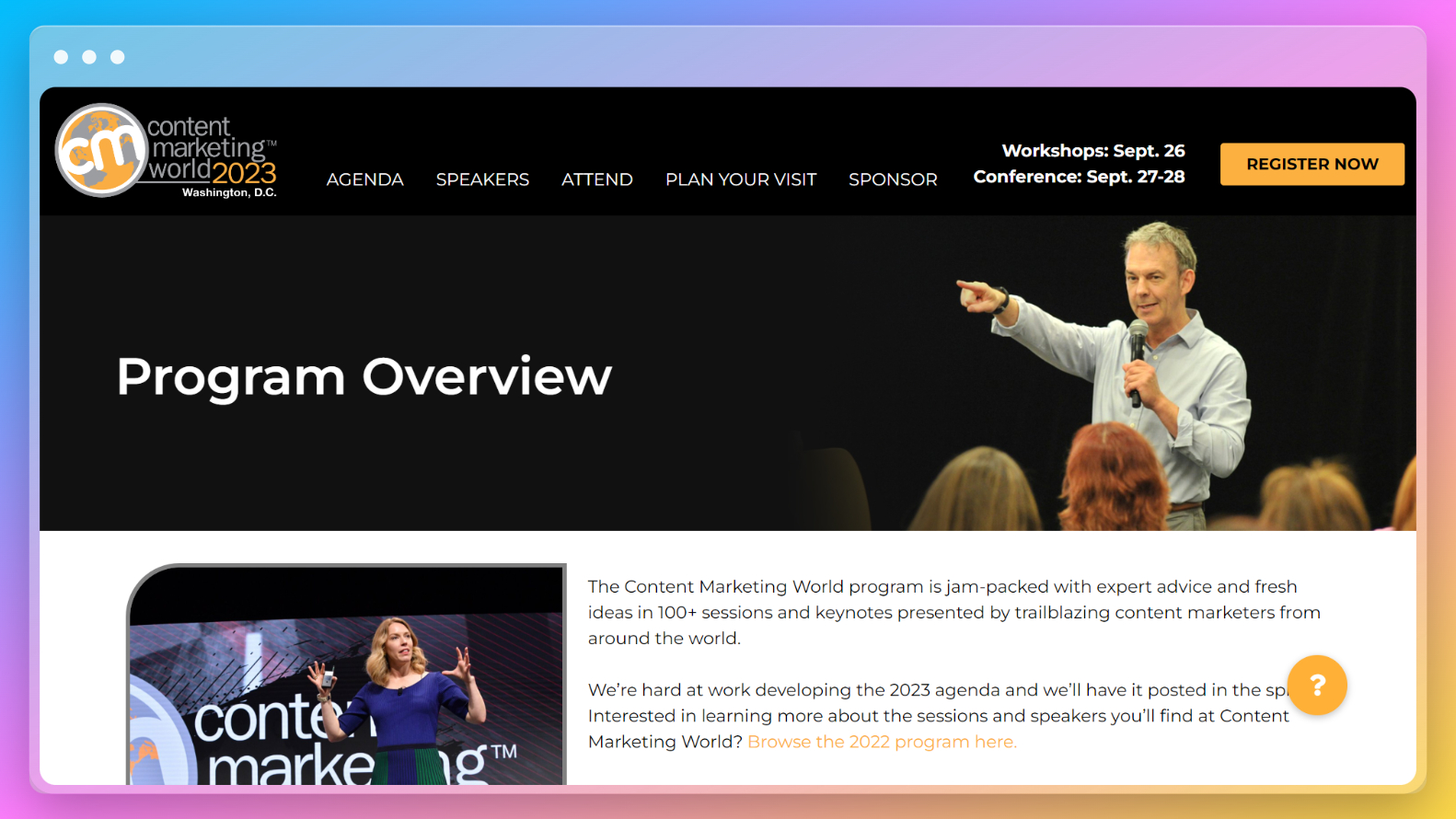 Top 25 Content Marketing Conferences for 2023