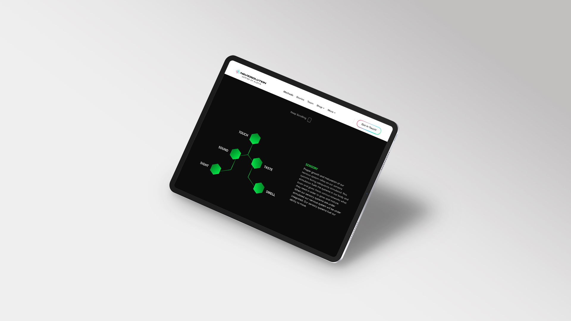 NeuroSolution Center of ATX Website Design | Onn Grid