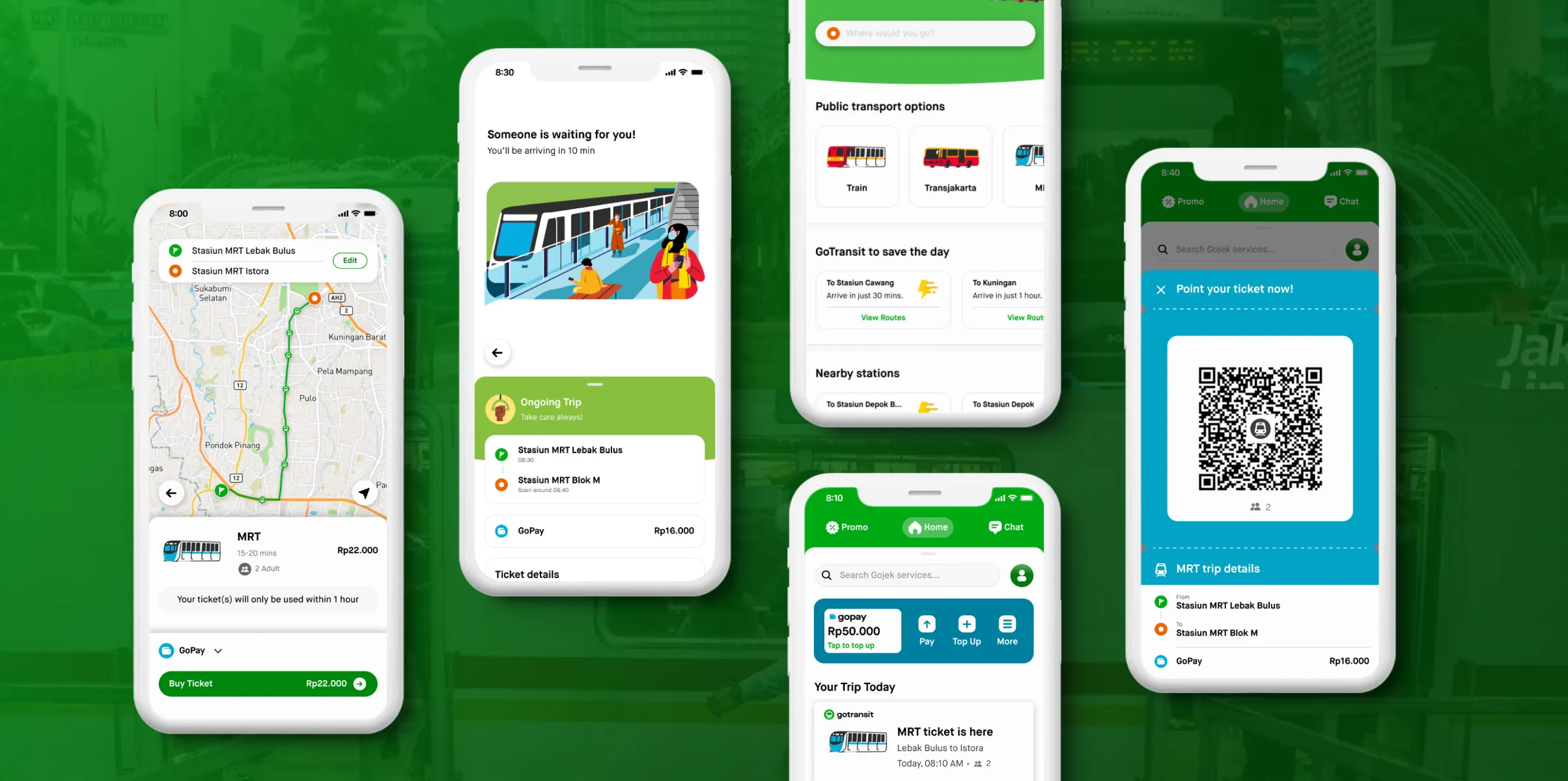 UX Case Study Gotransit Gojek | Dianadia