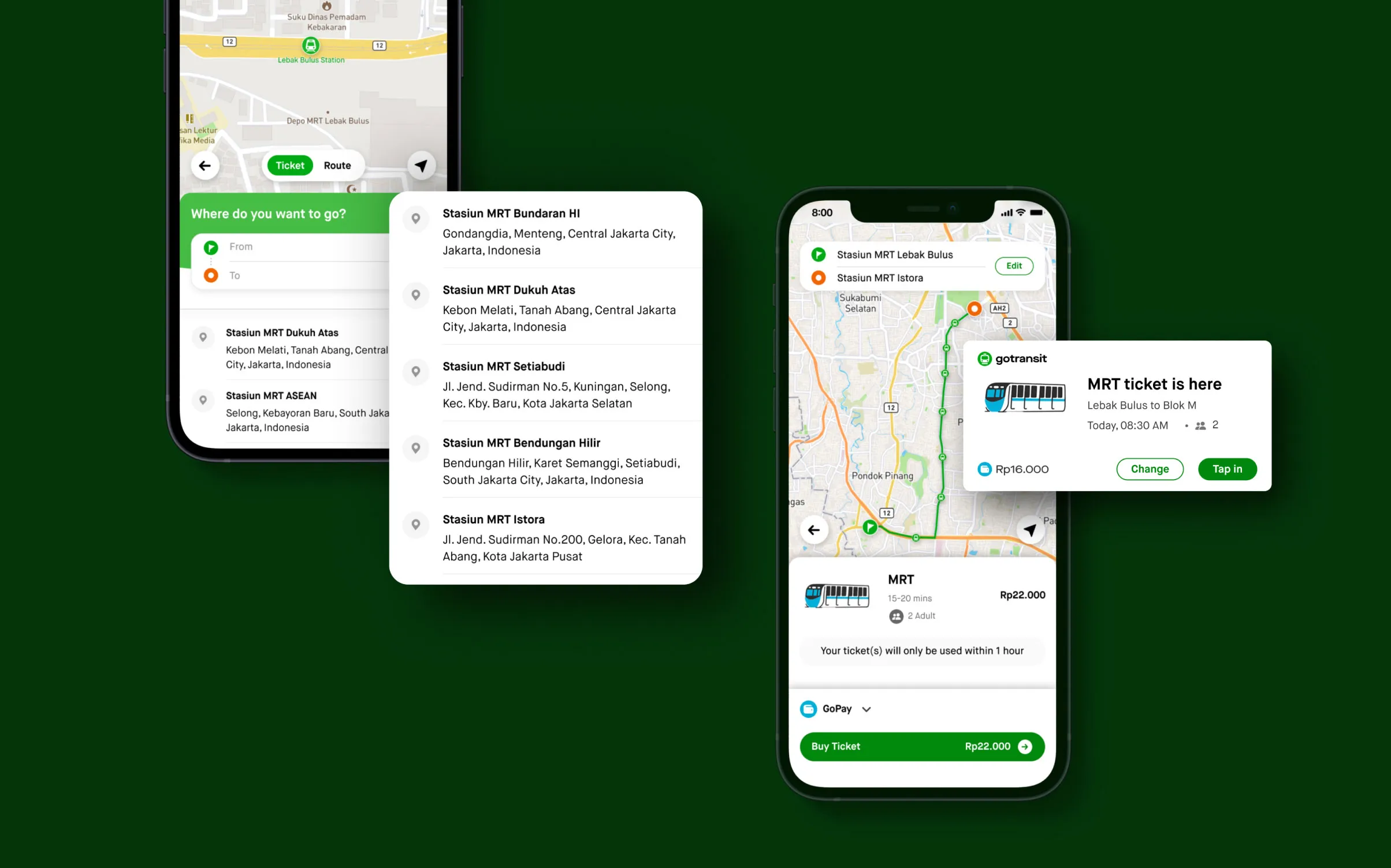 UX Case Study Gotransit Gojek | Dianadia