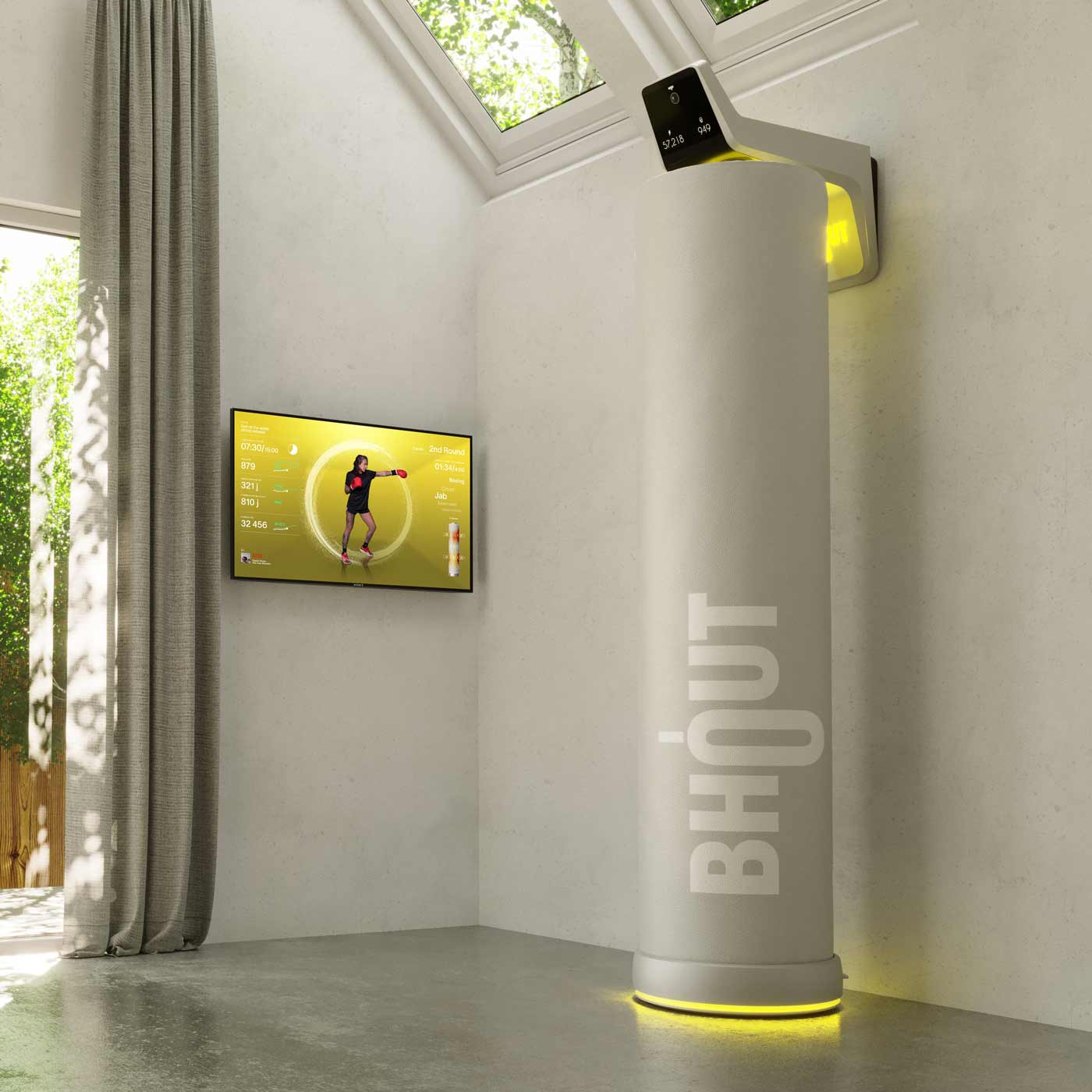 BHOUT - The first boxing bag with a brain