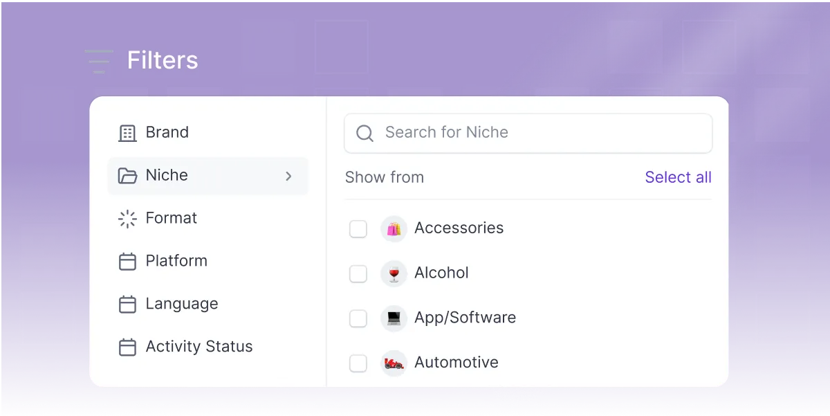 Discovery | Facebook & TikTok Ad Inspiration Library