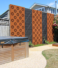 An innovative outdoor feature wall in Mt Eden | Project