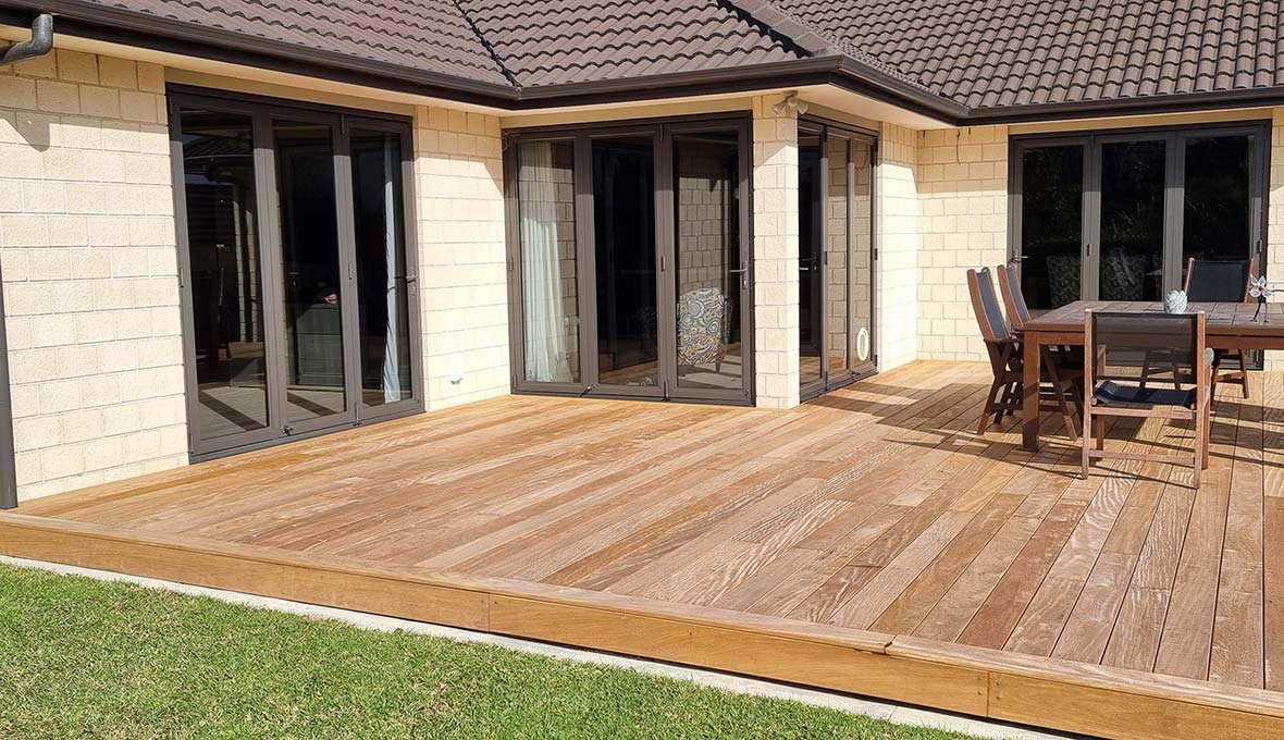 Building A Garapa Deck for Outdoor Entertaining in Pyes Pa, Tauranga ...
