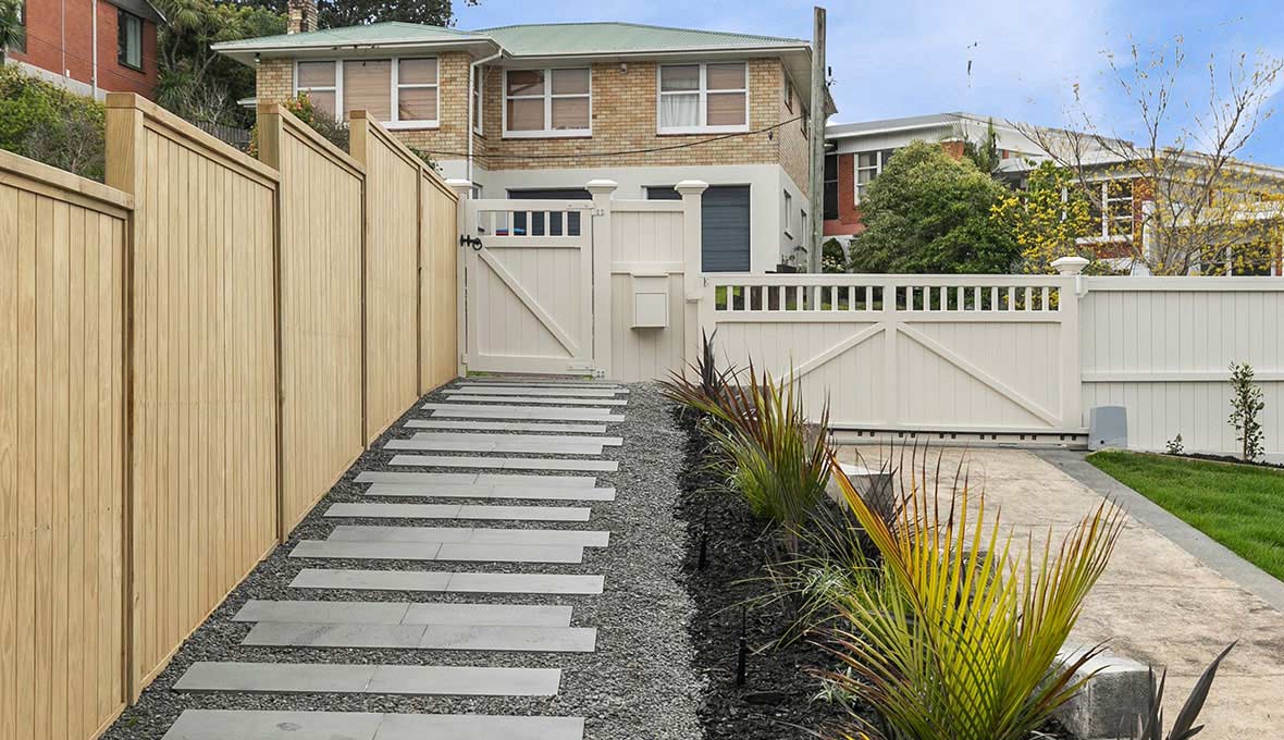 Home entrance pathway with wow factor in Meadowbank, Auckland | Project