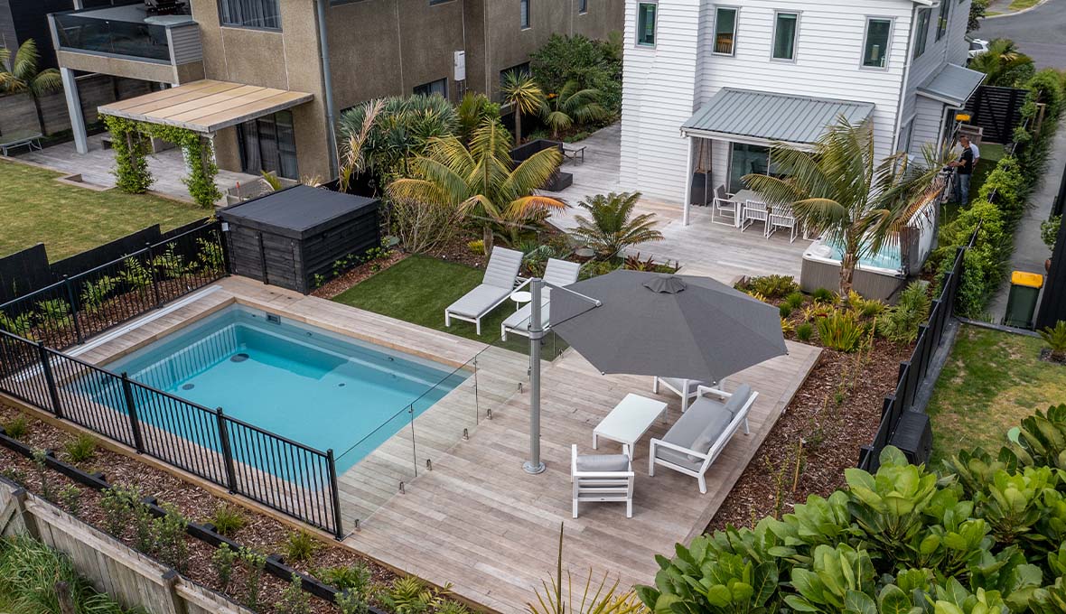 Building a Beautiful Backyard and Pool Surround in Omaha, Rodney | Zones | Project