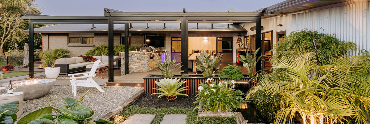 Resort style comes to Te Ranga in a chic landscape transformation in ...