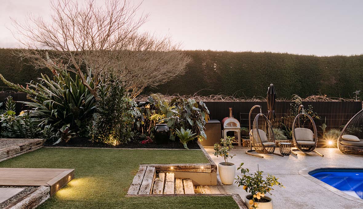 Resort style comes to Te Ranga in a chic landscape transformation in ...