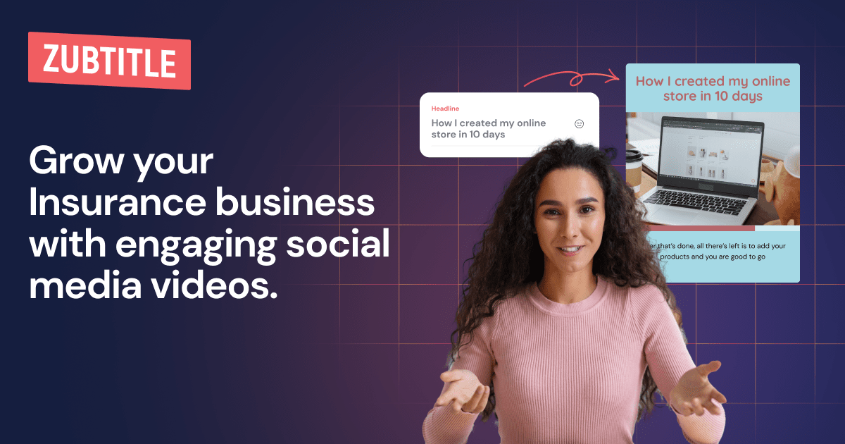 Create Insurance videos easily!