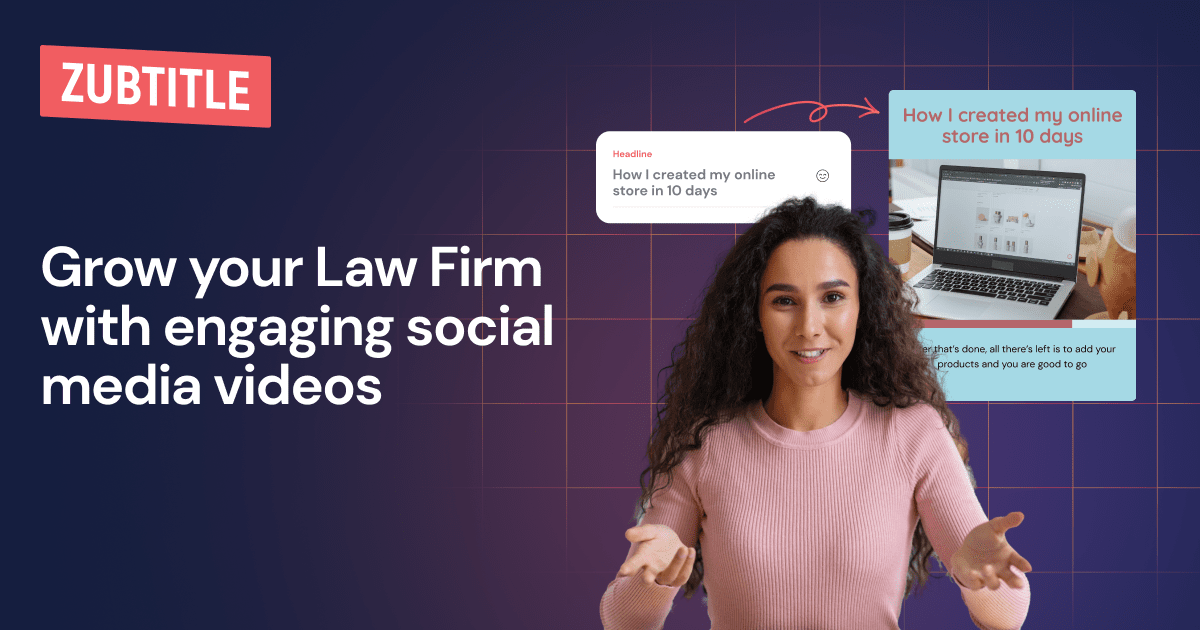 Create Law Firm videos easily!
